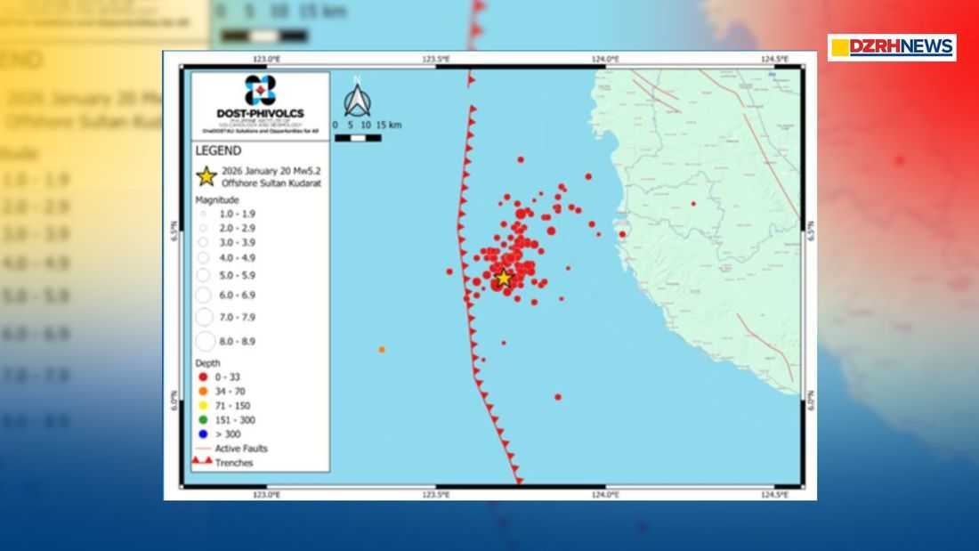PHIVOLCS recorded around 400 aftershocks in Sultan Kudarat after ...